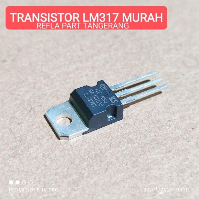 Jual IC LM317T 1.2V-37v 1.5A LM317 Adjustable Voltage Regulator TO220 AC99 | Shopee Indonesia