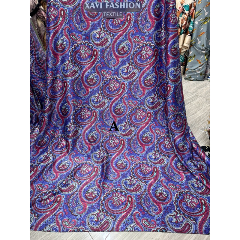 Jual Kain ARM PREMIUM Silk New PAISLEY || Harga Per Setengah Meter (50 ...
