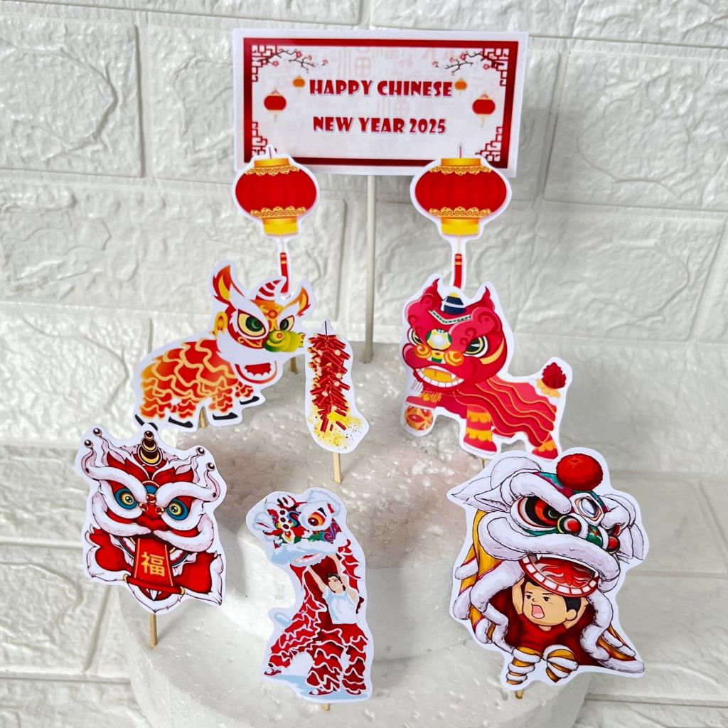 Jual Topper Imlek / Topper Cake Chinese New Year | Shopee Indonesia