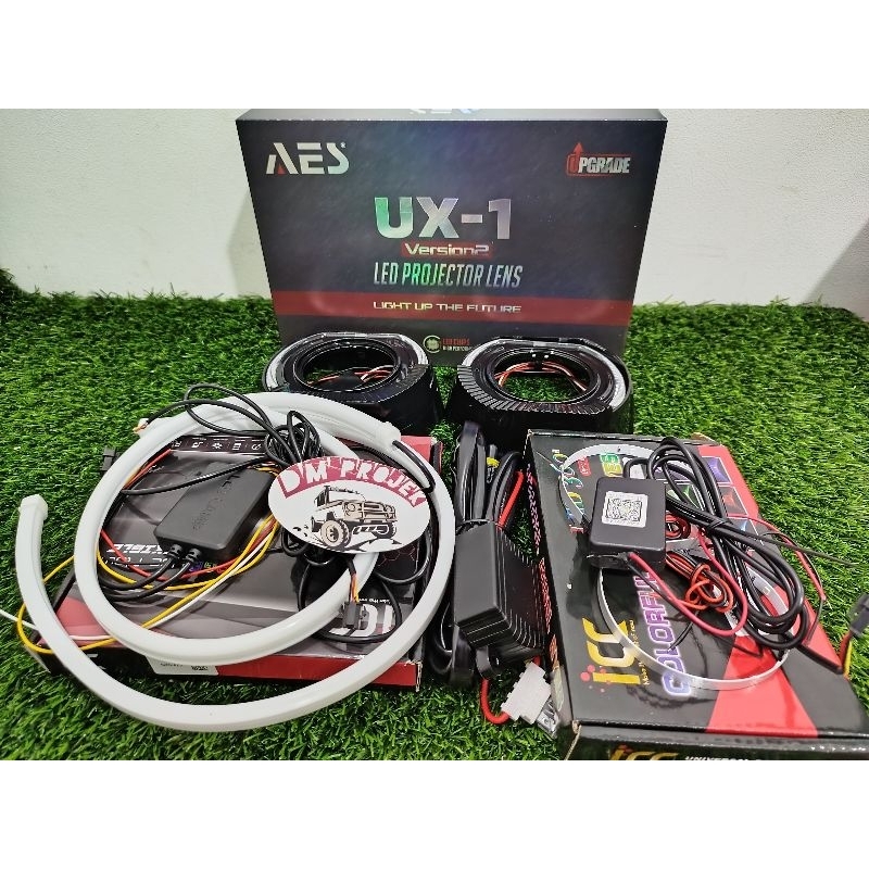 Jual PAKETAN BILED AEA 3 INCHI UX-1 75 WAT 1 WARNA / LAMPU BILED 3 ...