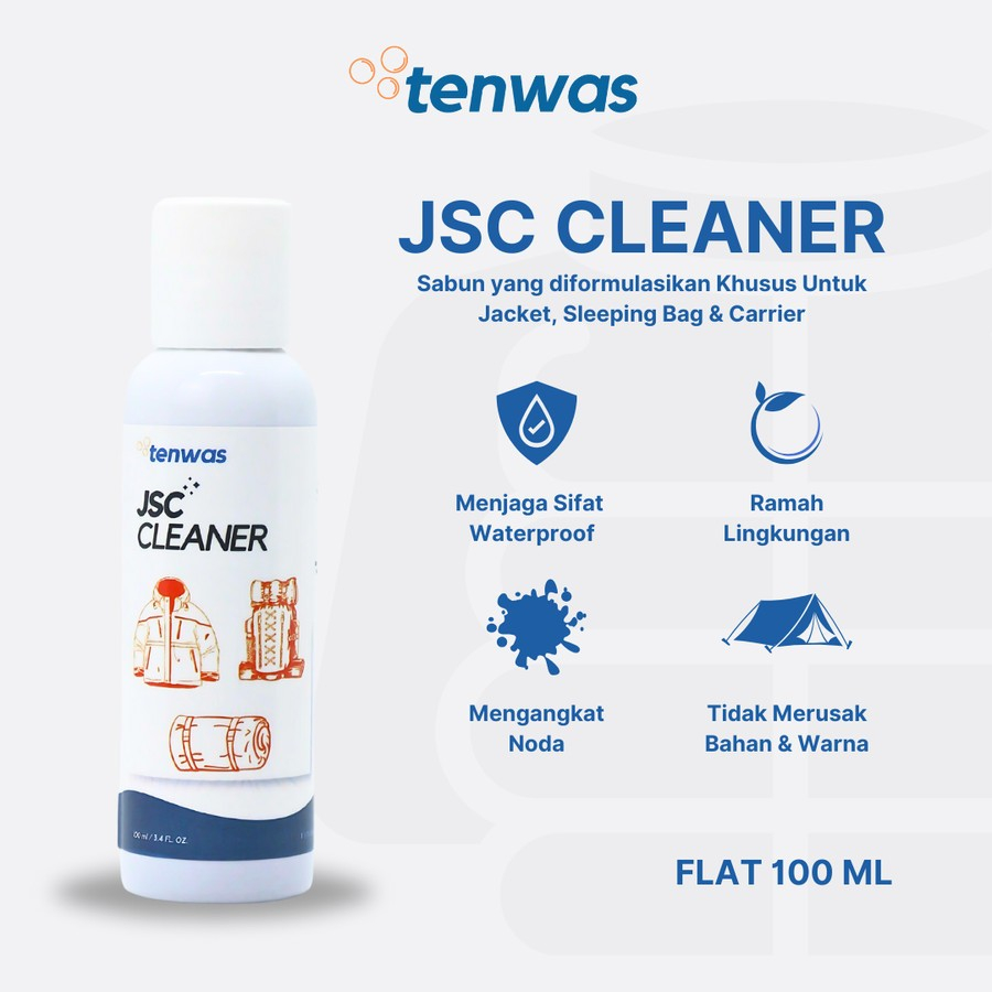 Jual Tenwas JSC Cleaner Flat Sabun Pembersih Jacket, Sleeping Bag dan ...