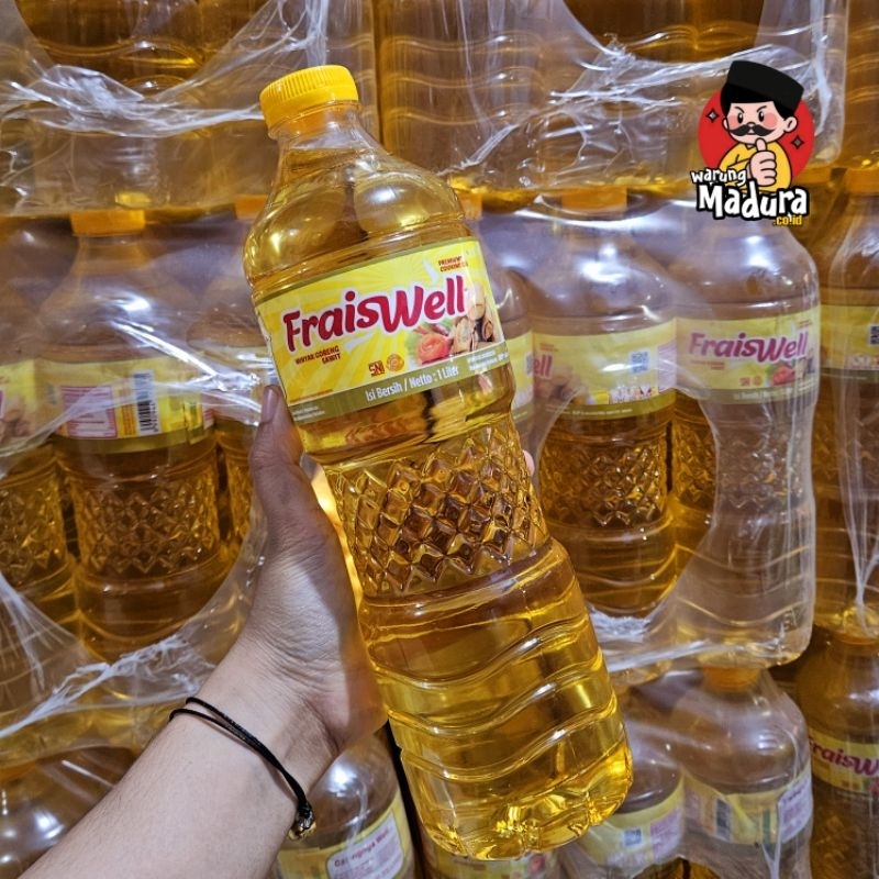 Jual MINYAK GORENG FRAISWELL 1 LITER x 6 botol | Shopee Indonesia