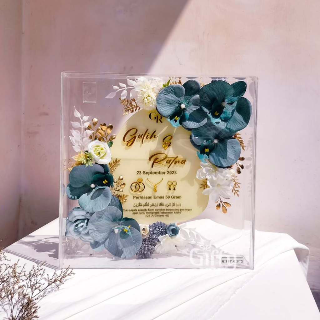 Jual ARSENIC Mahar Tetes Air Akrilik / Bingkai Mahar / Bingkai Mahar ...