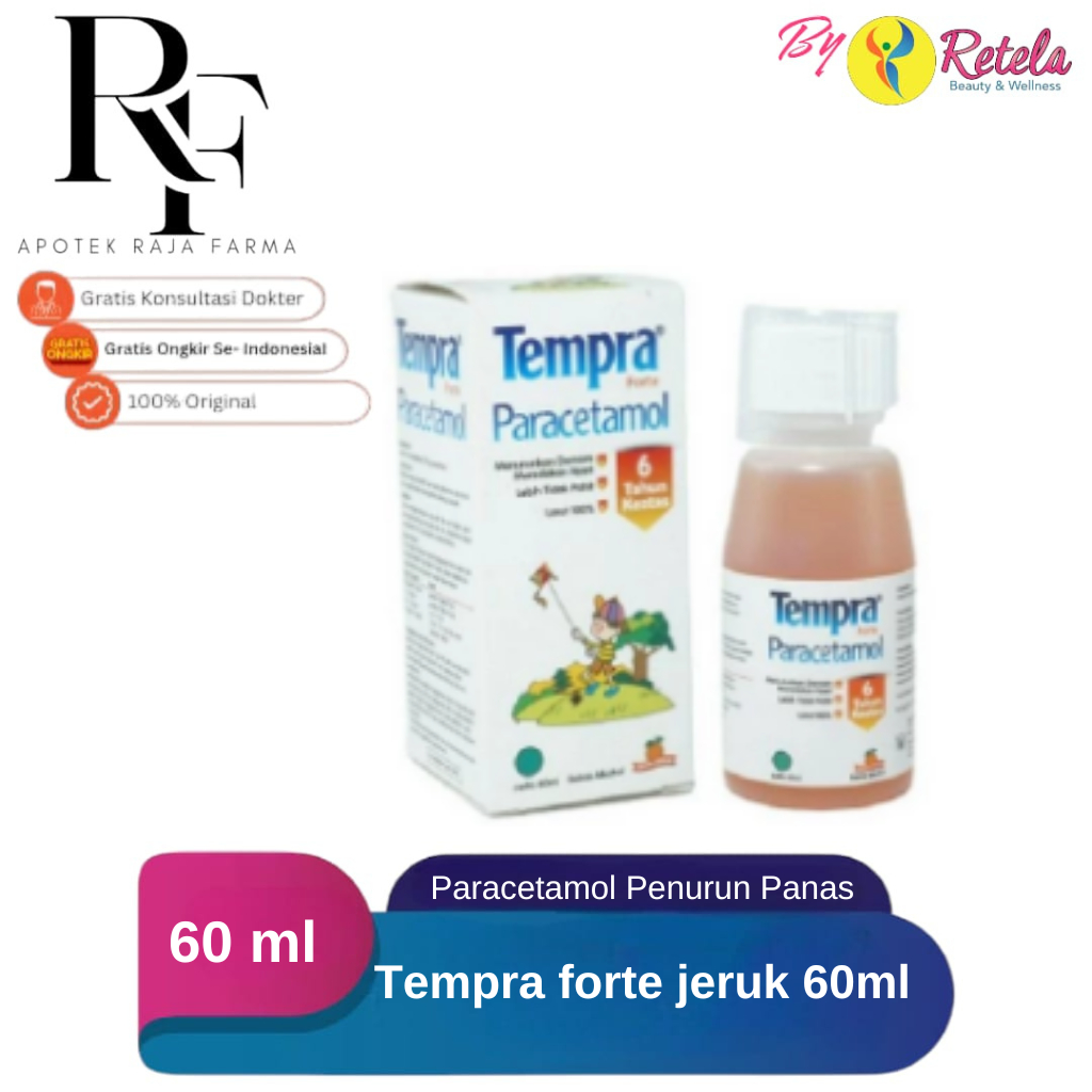 Jual TEMPRA FORTE RASA JERUK 60ML | Shopee Indonesia