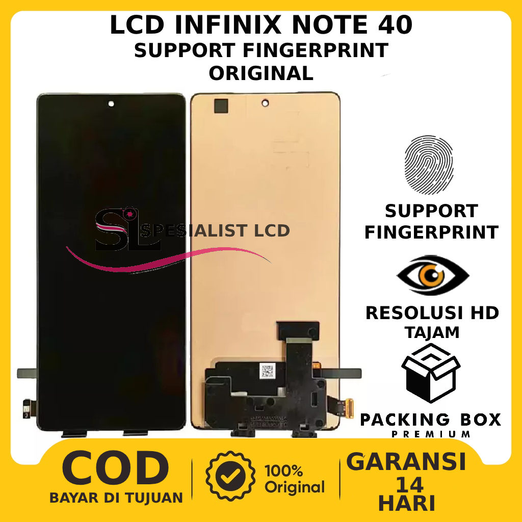 Jual LCD TOUCHSCREEN INFINIX NOTE 40 (X6853) ORIGINAL SUPPORT ...