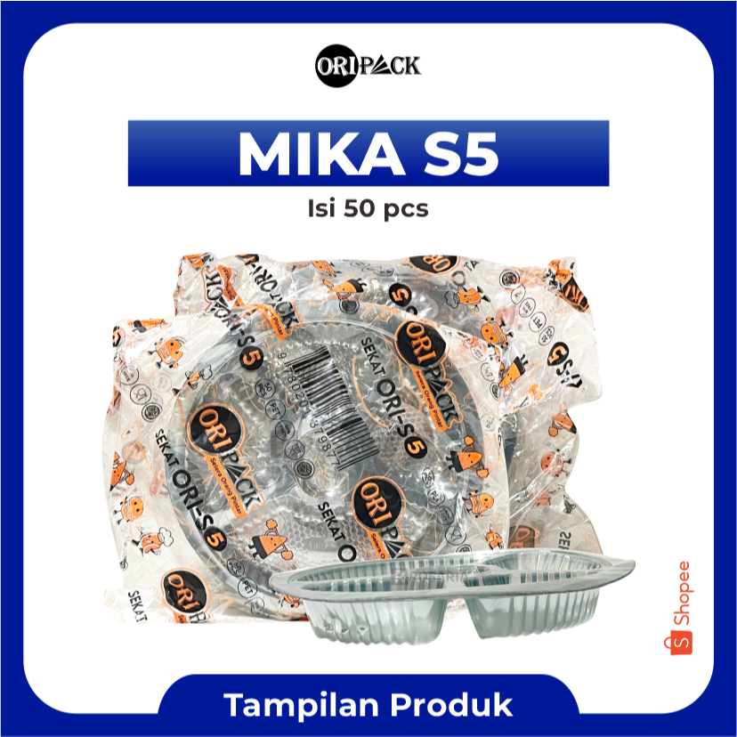 Jual MIKA NASI S5 ORIPACK Plastik Samir BERKAT TELUR Makanan Food Grade ...