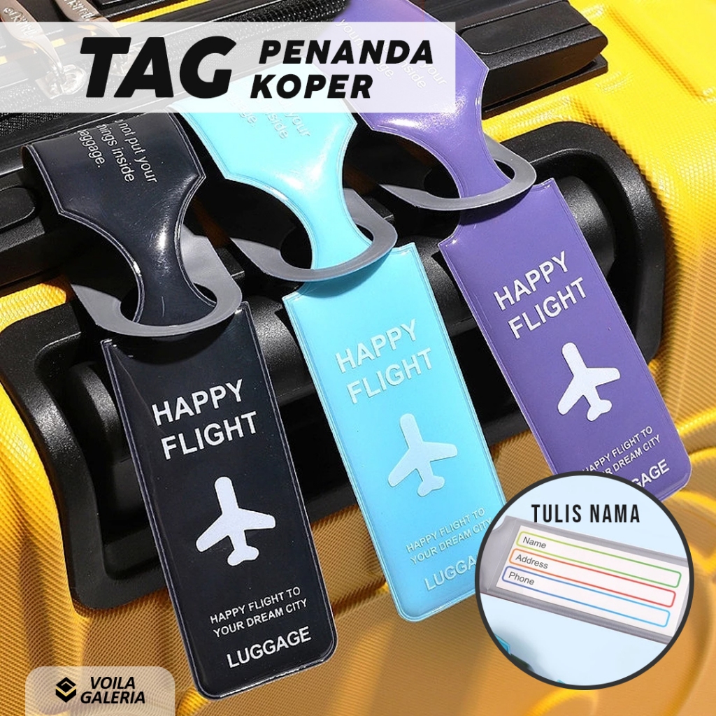 Jual Tag Tanda Koper - Luggage ID Penanda Tas Bag Gantungan | Shopee ...