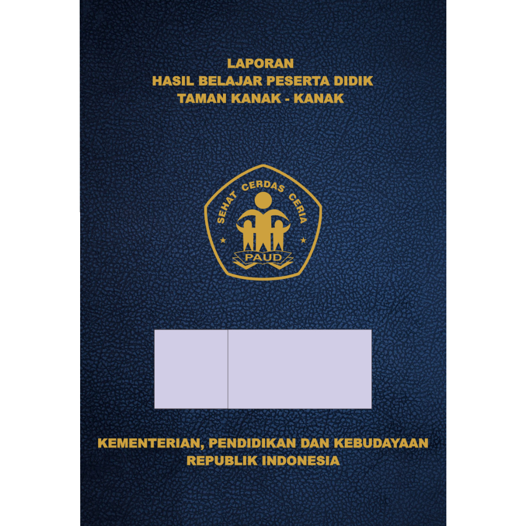 Jual Map Raport Sekolah TK Sablon Berwarna | Sampul Rapor Taman Kanak ...