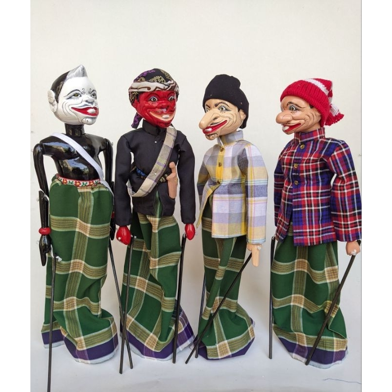 Jual Wayang golek cepot dewala gareng semar medium 45 cm | Shopee Indonesia