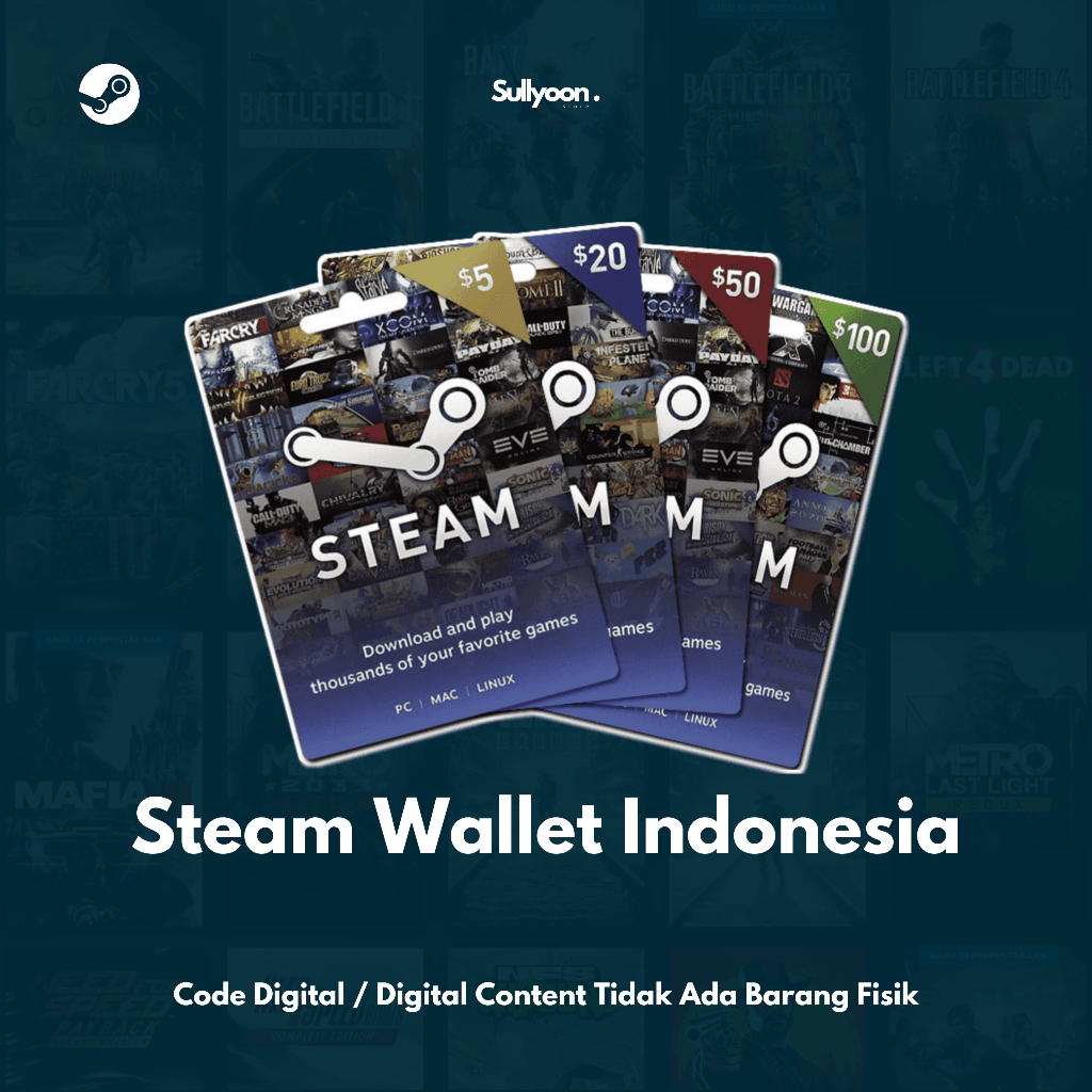 Jual Steam Wallet Code IDR ( SWC IDR ) - Software Gamer Diamond ...