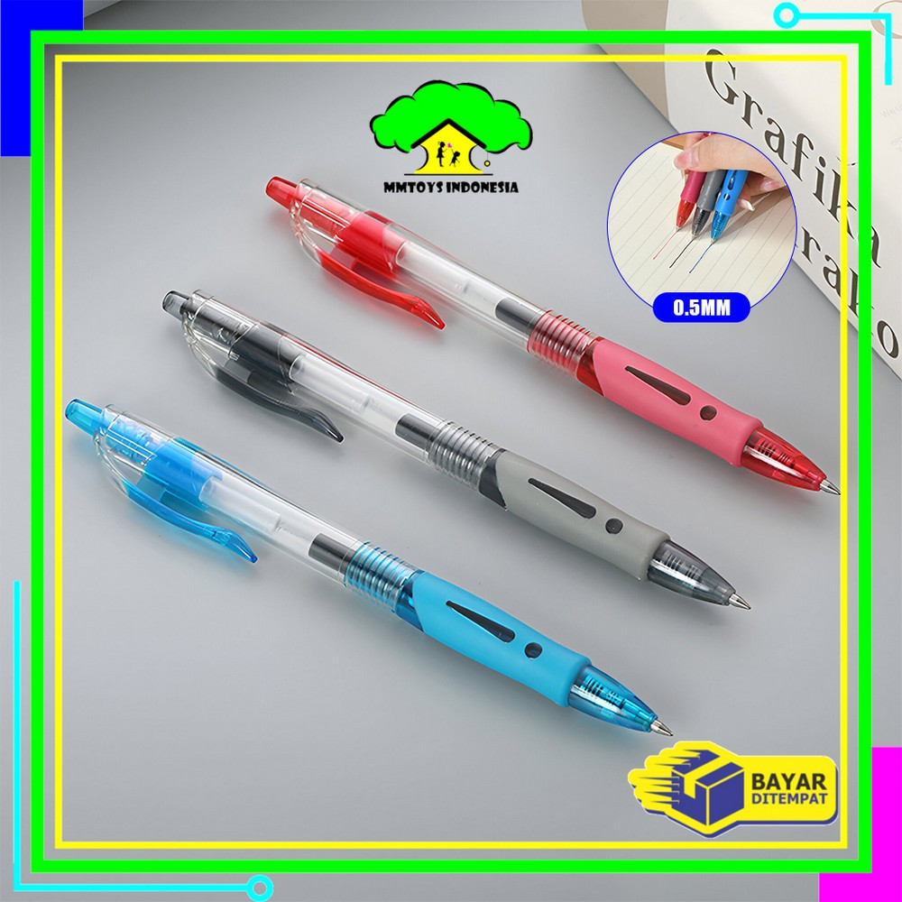 Jual MI-A105 Pulpen Gel Cetekan Ink 0.5mm / Pulpen Mekanik Standar ...