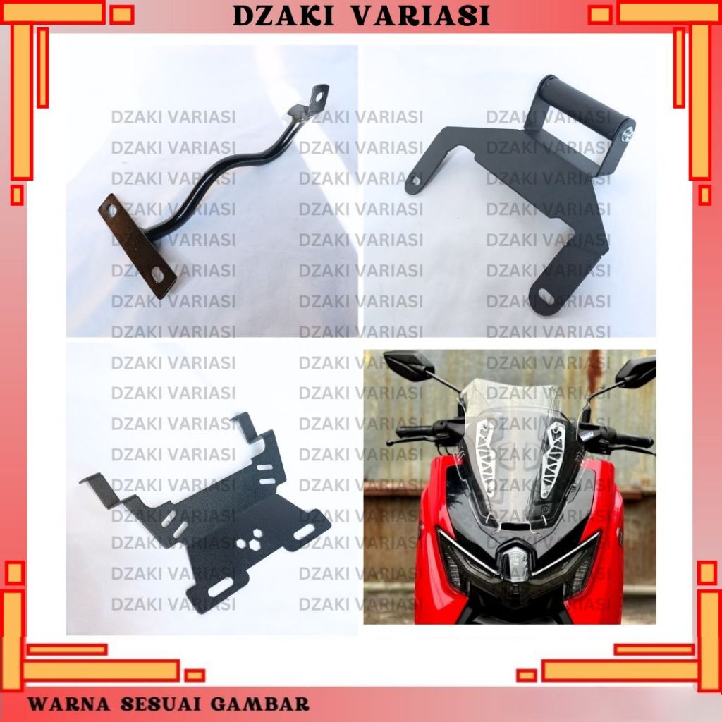 Jual BRACKET HOLDER GARNISH VISOR WINDSHIELD BREKET PLAT NOMOR COVER ...