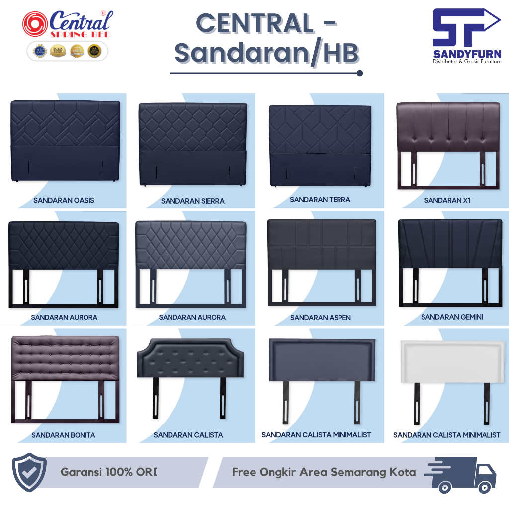 Jual CENTRAL - SANDARAN / HEADBOARD (KHUSUS LUAR SEMARANG) | Shopee ...