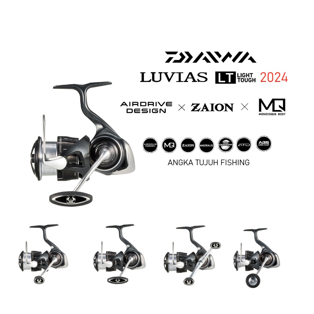 Jual Daiwa Luvias LT 2024 Spinning Reel Pancing | Shopee Indonesia