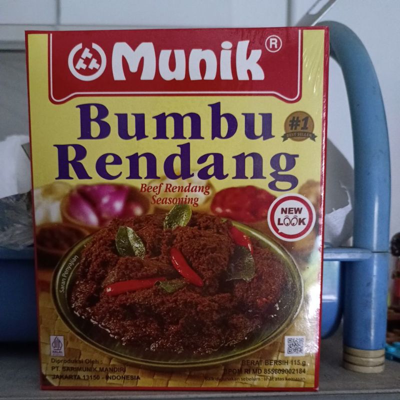 Jual Munik Bumbu Rendang 115g exp Maret 2026 | Shopee Indonesia