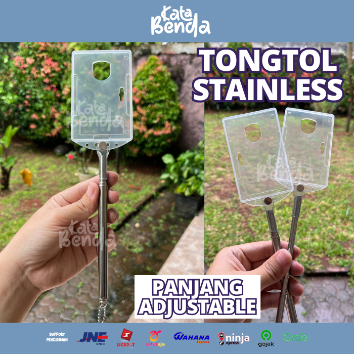 Jual Tongkat Etoll Besi Stainless Tongtol Praktis Flazz Emoney Steel ...
