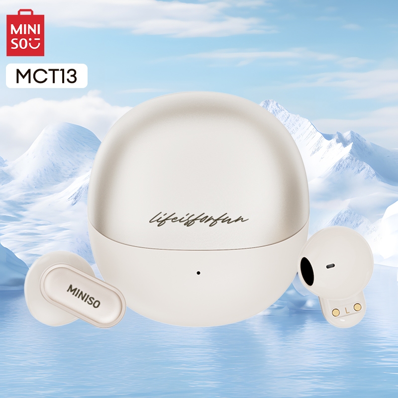 Jual MINISO MCT13 Wireless Bluetooth Earphone HD Stereo Music Headset ...