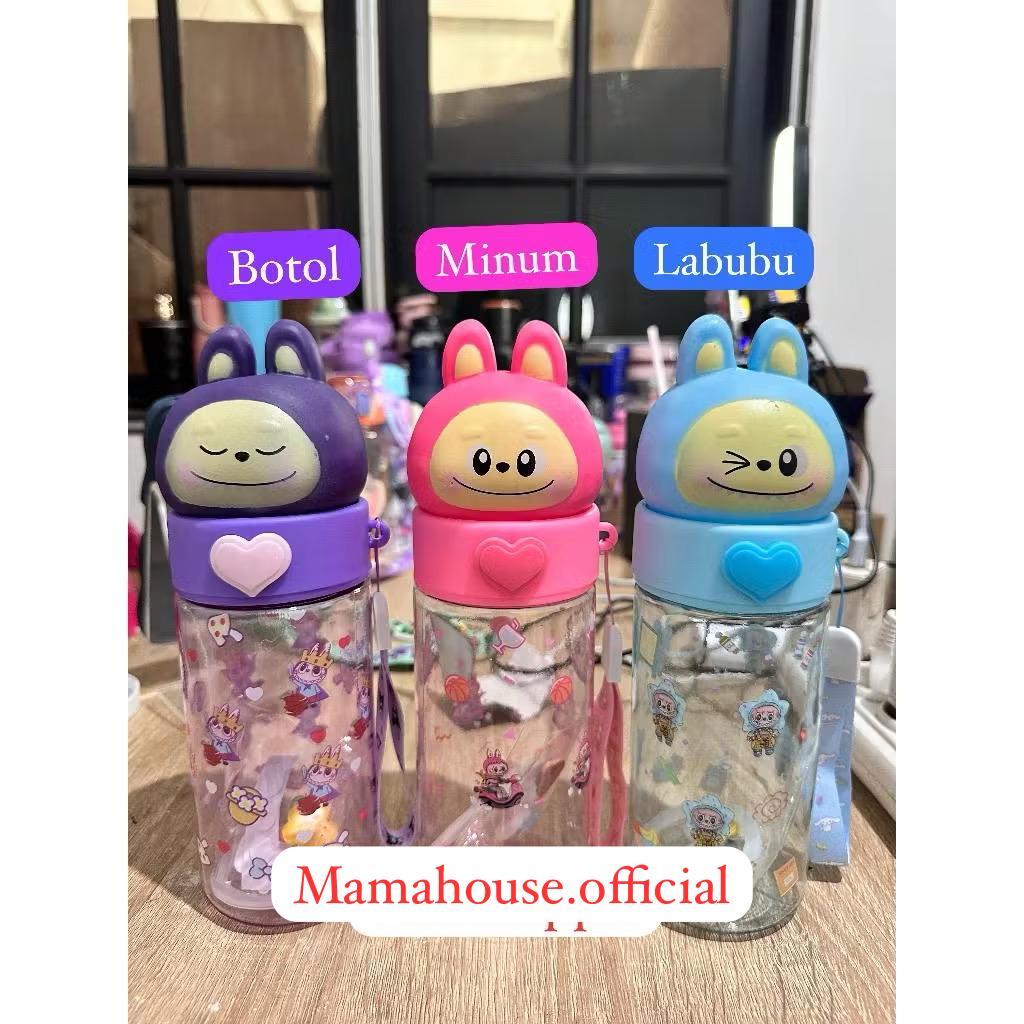 Jual Botol Minum Motif LABUBU kapasitas 500ml FREE STIKER 3D ANTI ...