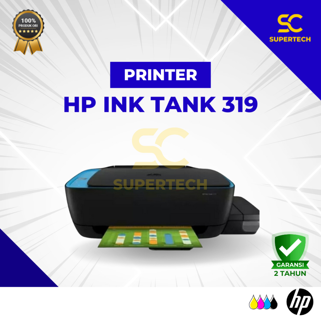 Jual PRINTER HP INK TANK 319 ALL IN ONE ORIGINAL NEW | Shopee Indonesia