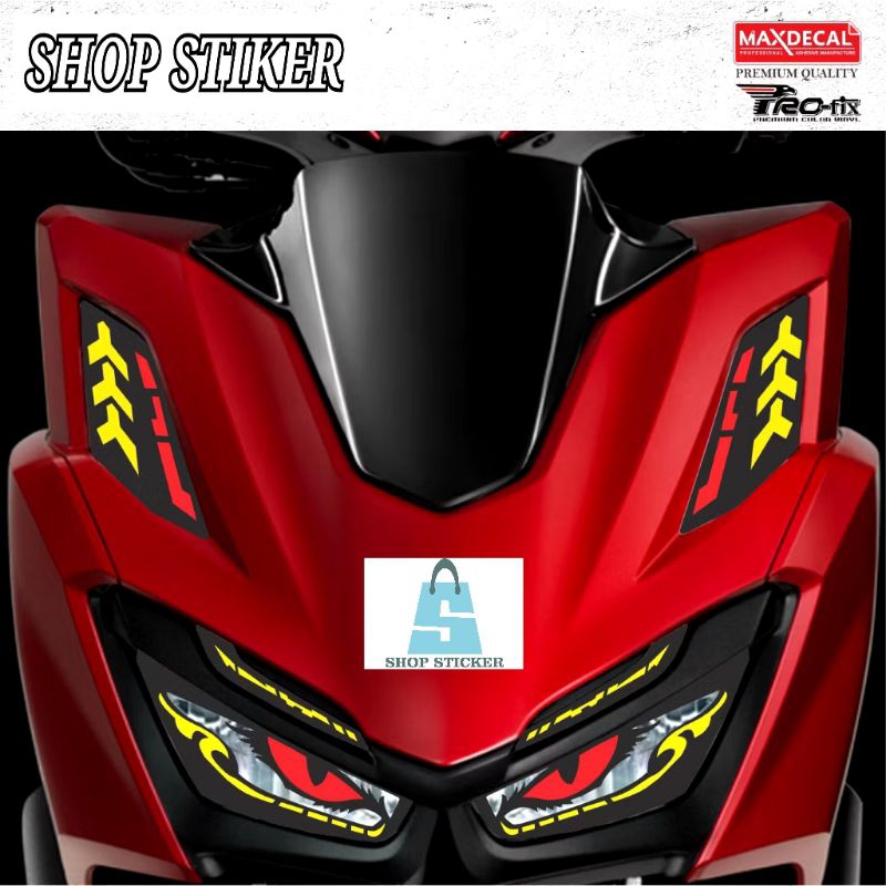 Jual Stiker Lampu Motor Vario 160 New-Sticker Alis Depan Lampu Vario ...