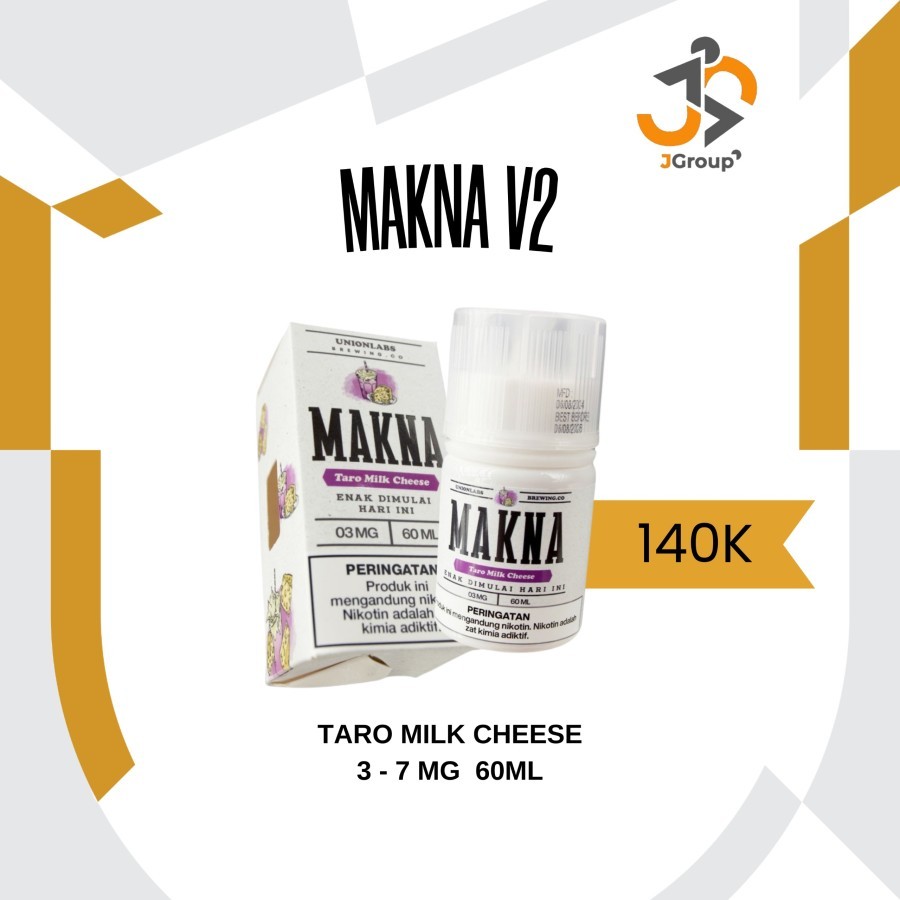 Jual MAKNA V2 TARO MILK CHEESE FREEBASE 60ML BY UNION LABS E-LIQUID ...