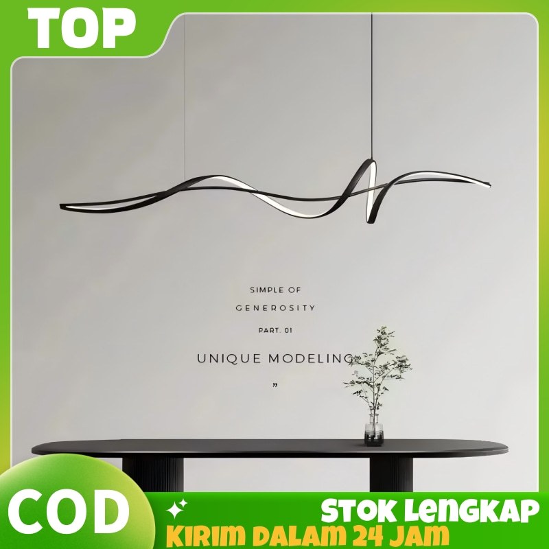 Jual TOP_Lighting Lampu Gantung Minimalis Lampu Gantung Emas Mewah Lampu Hias Gantung Ruang Tamu ...