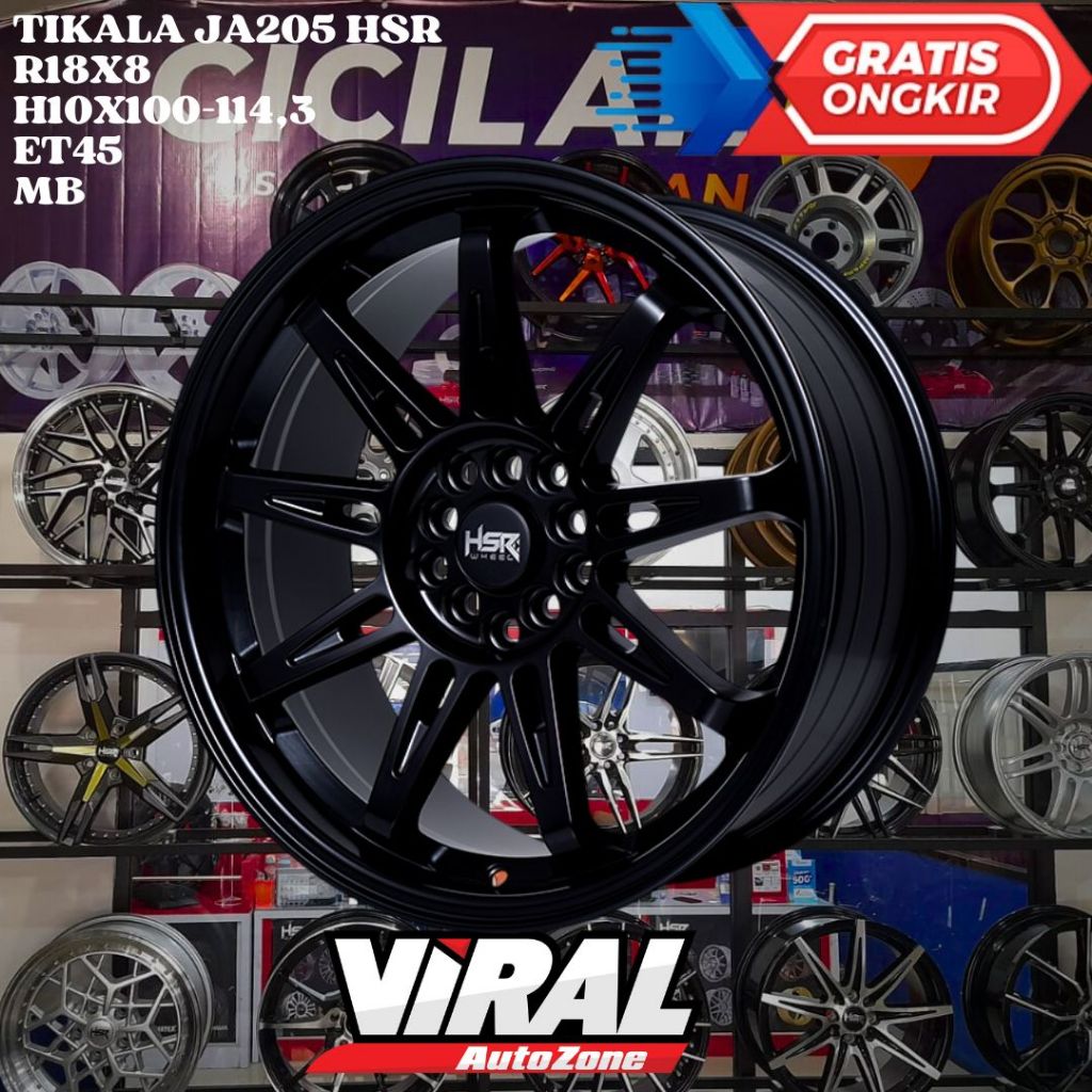 Jual Velg Mobil Ring 18 HSR TIKALA R18 UNTUK YARIS CROSS , FORESTER , ALMAZ , TUCSON | Shopee ...