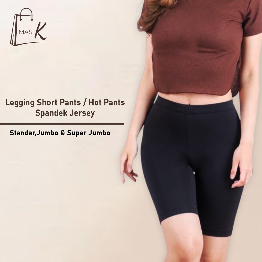 Jual Legging Pendek / Legging Spandek / Short Pants/Celana Pendek Ketat Wanita | Shopee Indonesia