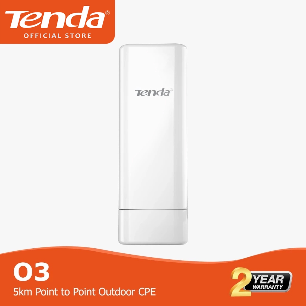 Jual Tenda O3 5km Outdoor CPE AP Router Mode 2.4GHz 150Mbps Point to ...