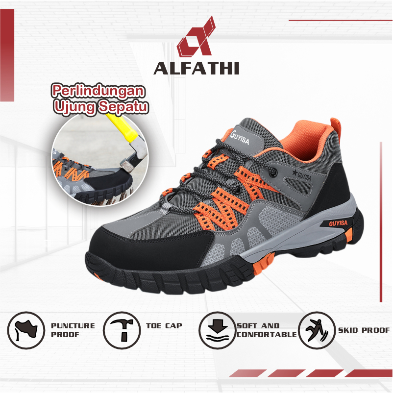 Jual [Promo] Sepatu Safety Sport Alfathi New Original By Guyisa Abu ...