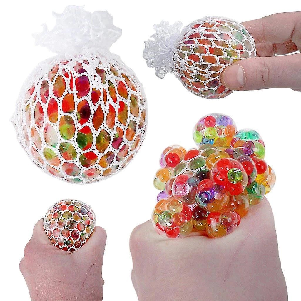 Jual Squishy Mesh Ball Rainbow /Smash Ball/ Stress Ball Pelangi / Squis ...