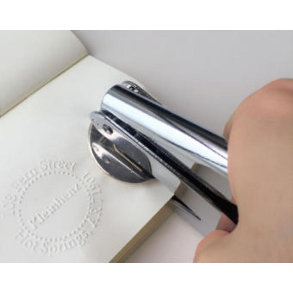 Jual Stempel Timbul ( Emboss stamp / stempel Emboss ) Portable Deluxe ...