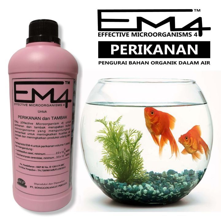 Jual Pupuk Cair EM4 PINK (PERIKANAN DAN TAMBAK) - 1 Liter | Shopee ...