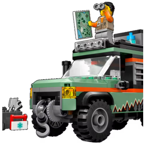 Jual SOF LEGO City Off-Road 4x4 untuk Anak Laki-laki dan Perempuan Usia 6 Tahun ke Atas, 60447 ...