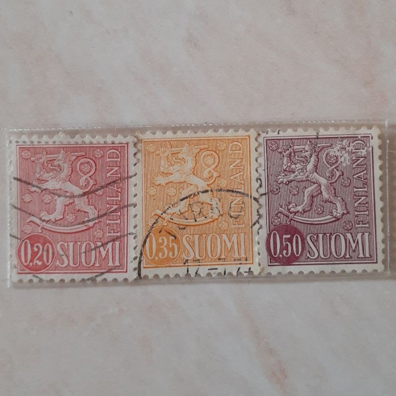 Jual Perangko Finlandia Coat of Arms 1963 - Hammarsten-Jansson Design ...