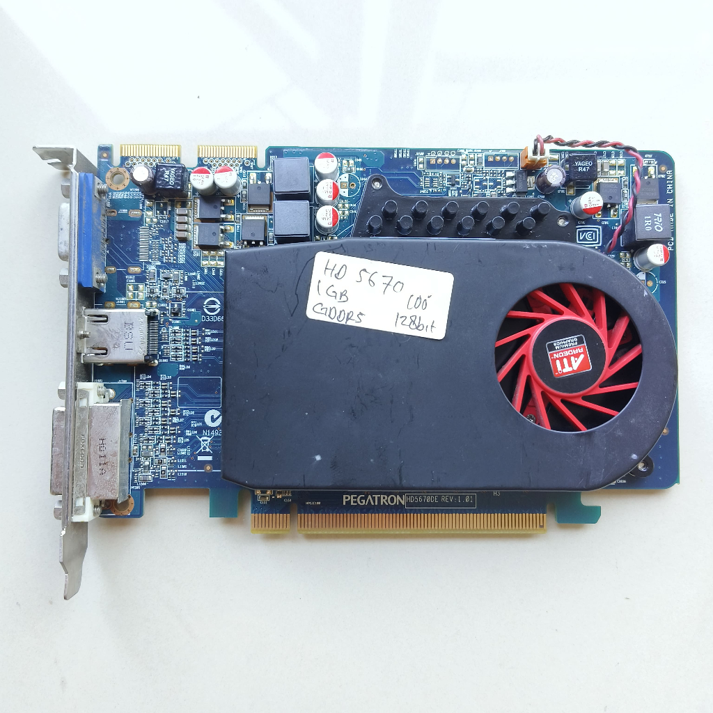 Jual VGA CARD AMD PEGATRON HD 5670 1GB 128BIT GDDR5 | Shopee Indonesia
