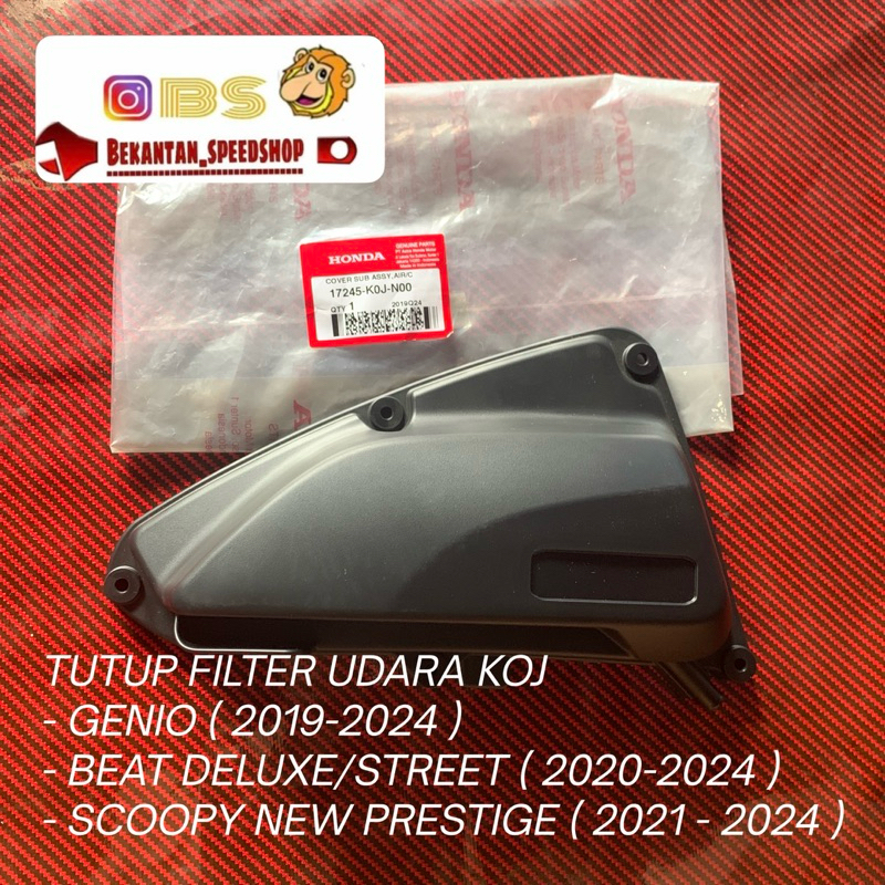 Jual TUTUP FILTER UDARA KOJ - GENIO ( 2019-2024 ) - BEAT DELUXE/STREET ...