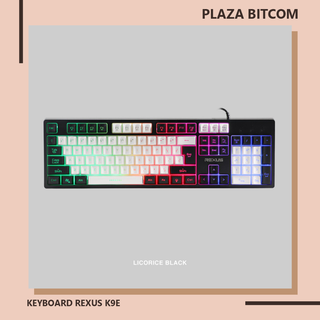 Jual KEYBOARD GAMING REXUS K9E BATTLEFIRE | BITCOM PLAZA | Shopee Indonesia
