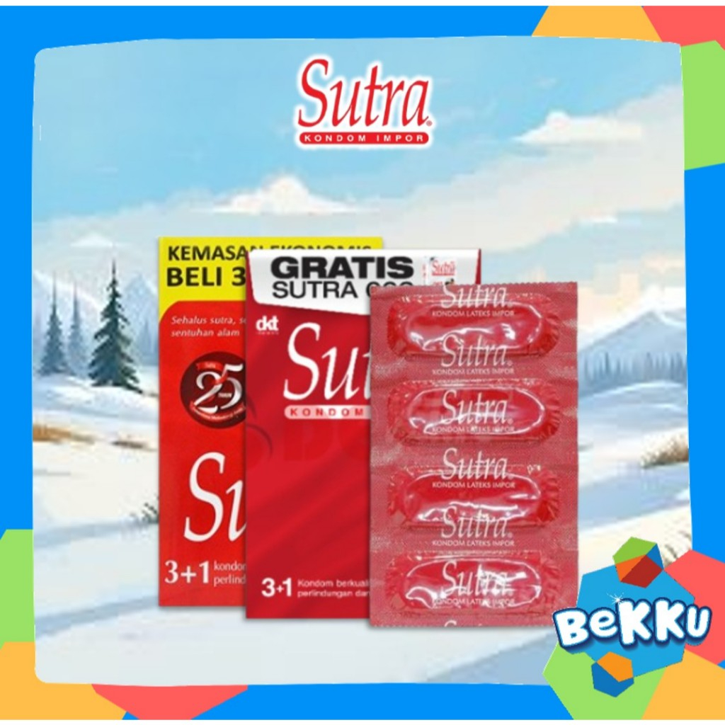 Jual Kondom Sutra Merah Classic Isi 3 Pcs + 1 Pcs | Kondom Tipis Anti ...