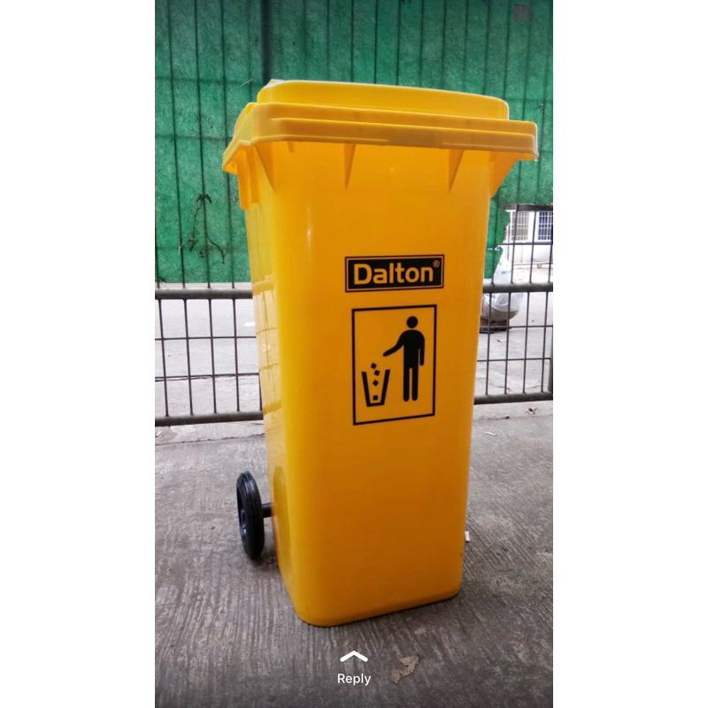 Jual Tempat Sampah Dalton Kuning 240 liter HDPE B3 | Shopee Indonesia