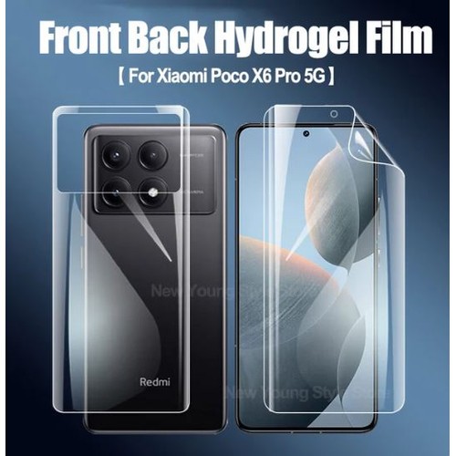 Jual 0003 Hydrogel Jelly CLEAR POCO F6 PRO F6 GT F6 X6PRO X6 5G M3PRO 5G M6PRO 4G M6 C65 X3GT ...