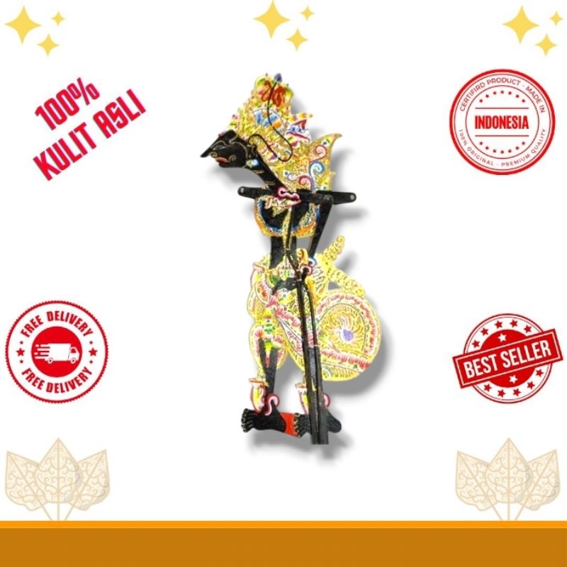 Jual Wayang Kulit Asli KRESNA Hitam Alusan Ukuran -+ 60cm Standar Dalang | Shopee Indonesia