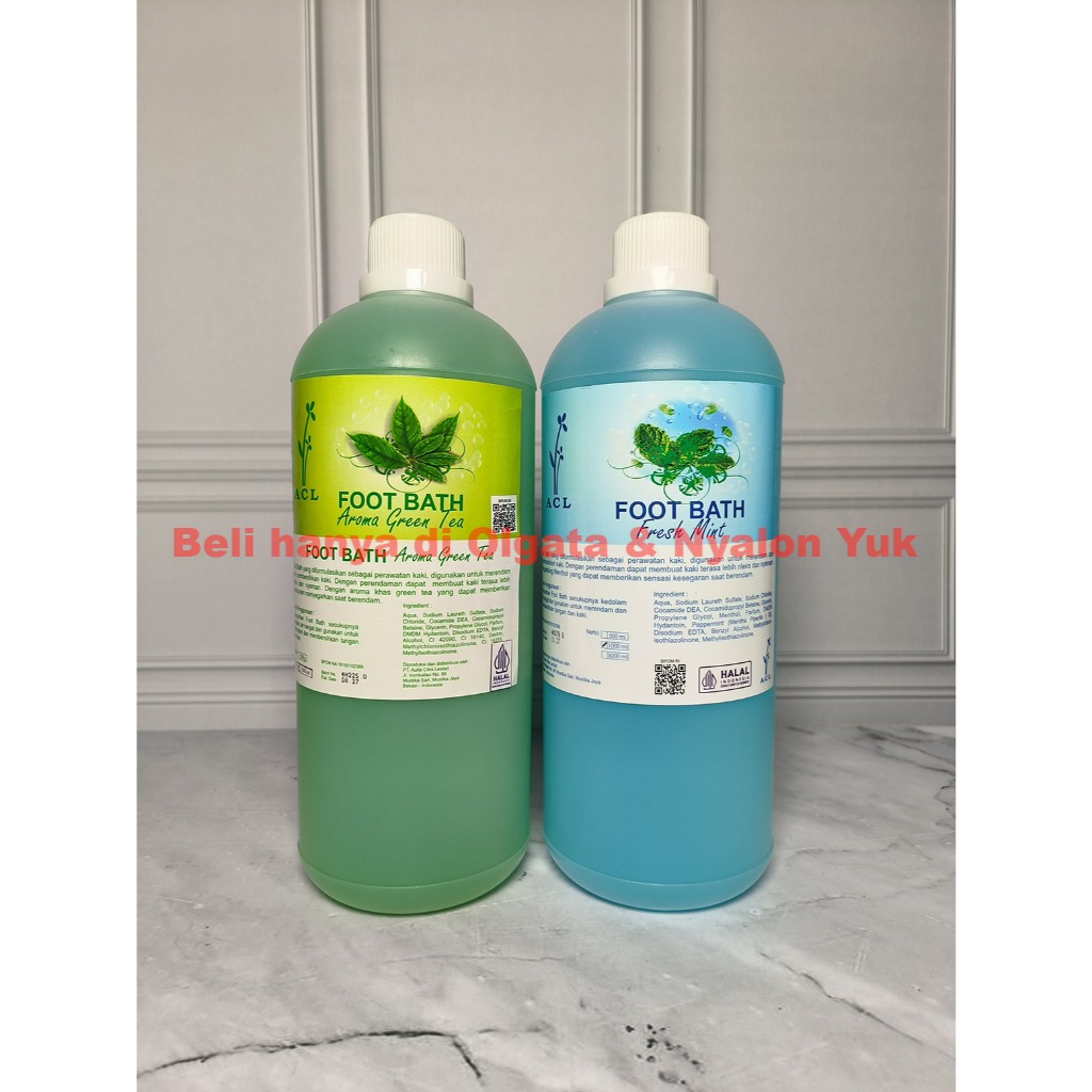 Jual Acl Foot Bath 1000 ml (Fresh Mint//Green Tea) (Berkualitas dan Wangi) | Shopee Indonesia