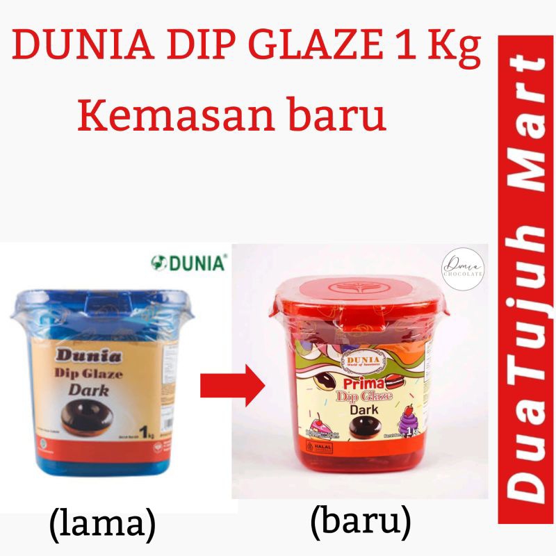 Jual DUNIA DIP GLAZE PRIMA 1 Kg ( KEMASAN BARU TOPLES WARNA MERAH ...