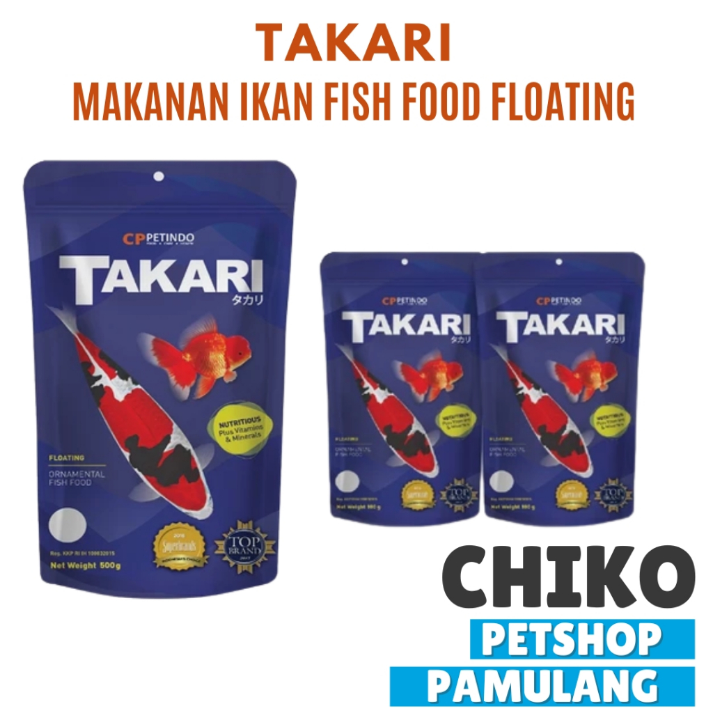 Jual Takari Makanan Ikan Fish Food Floating Type Mix Pakan Ikan Hias ...