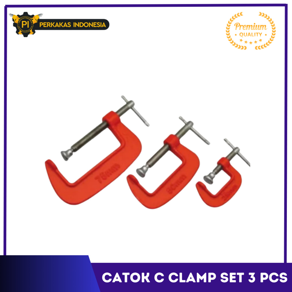 Jual Catok C Clamp C Klem C PROHEX Alat Press Penjepit Kayu Serbaguna ...