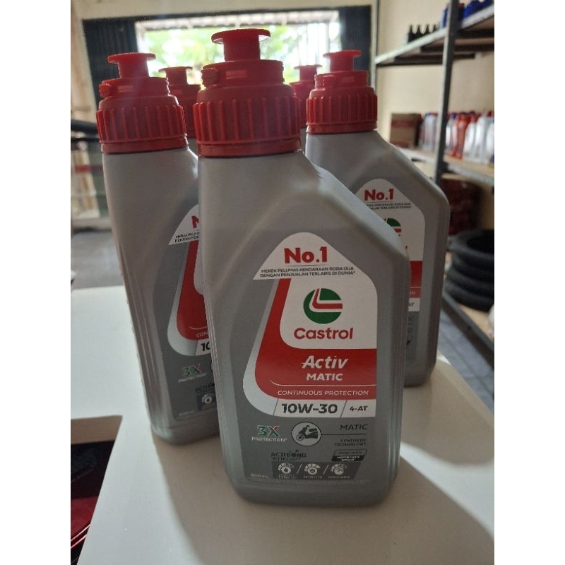 Jual OLI CASTROL ACTIV MATIC 10W -30 4-AT 800ml | Shopee Indonesia