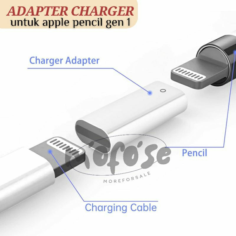 Jual Converter Pensil Apple gen 1 lightning to lightning adapter ...