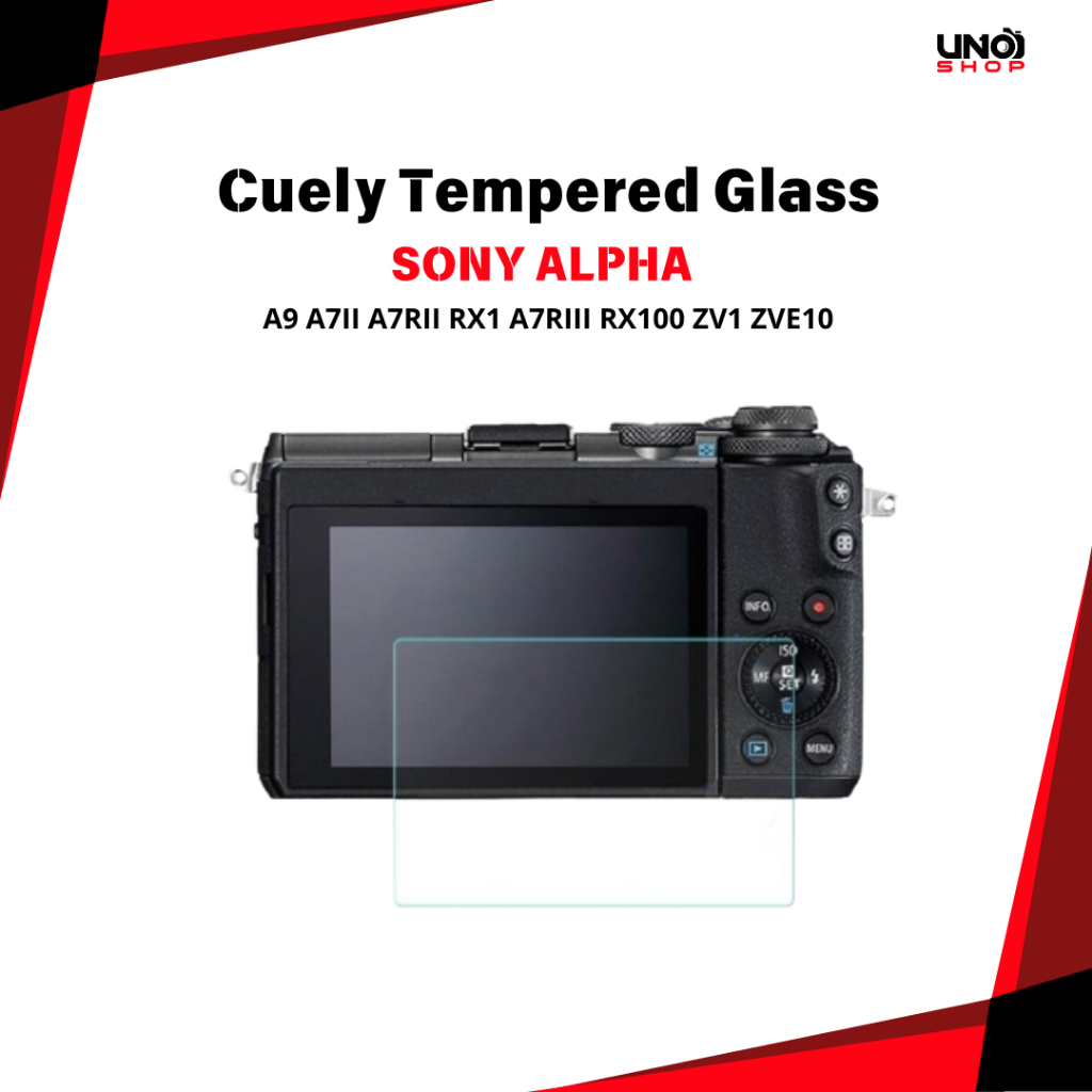 Jual Cuely Tempered Glass Sony Alpha A9 A7II A7RII RX1 A7RIII RX100 ZV1 ...