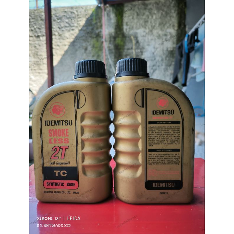 Jual Oli Samping lawas jadul Idemitsu 2T Smokeless Japan | Shopee Indonesia
